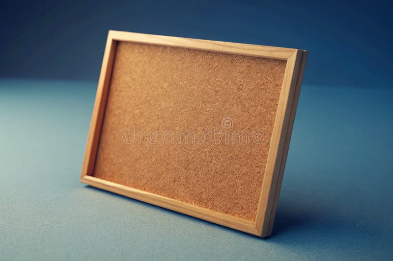 Blank Corkboard with Thin Frame a Versatile Notice Board for Messages ...