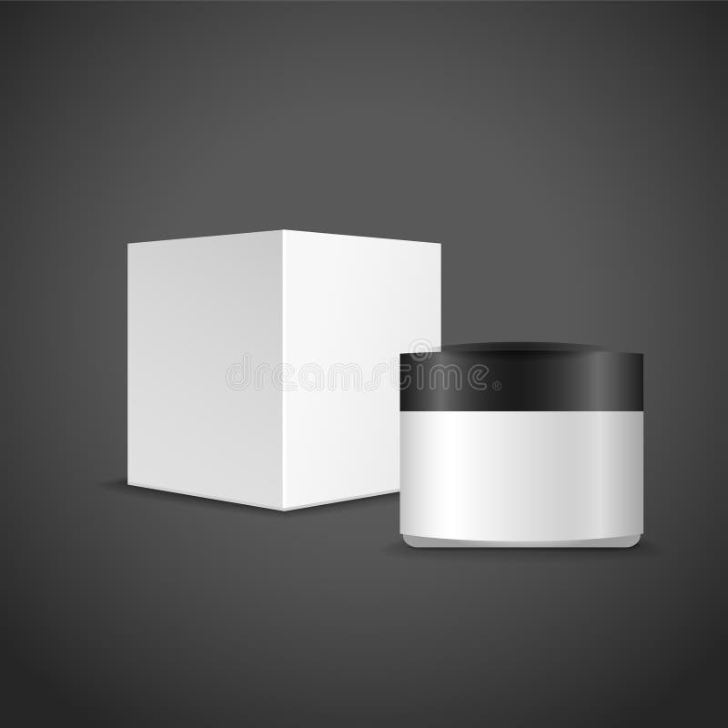 Blank Cosmetics Products Containers. Beauty Product Display Stock ...