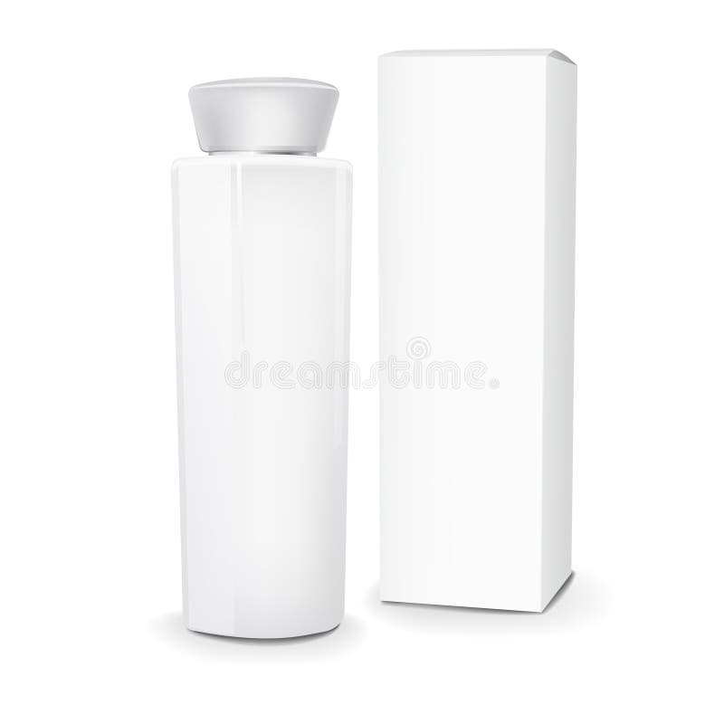 Blank Cosmetics Products Containers. Beauty Product Display Stock ...