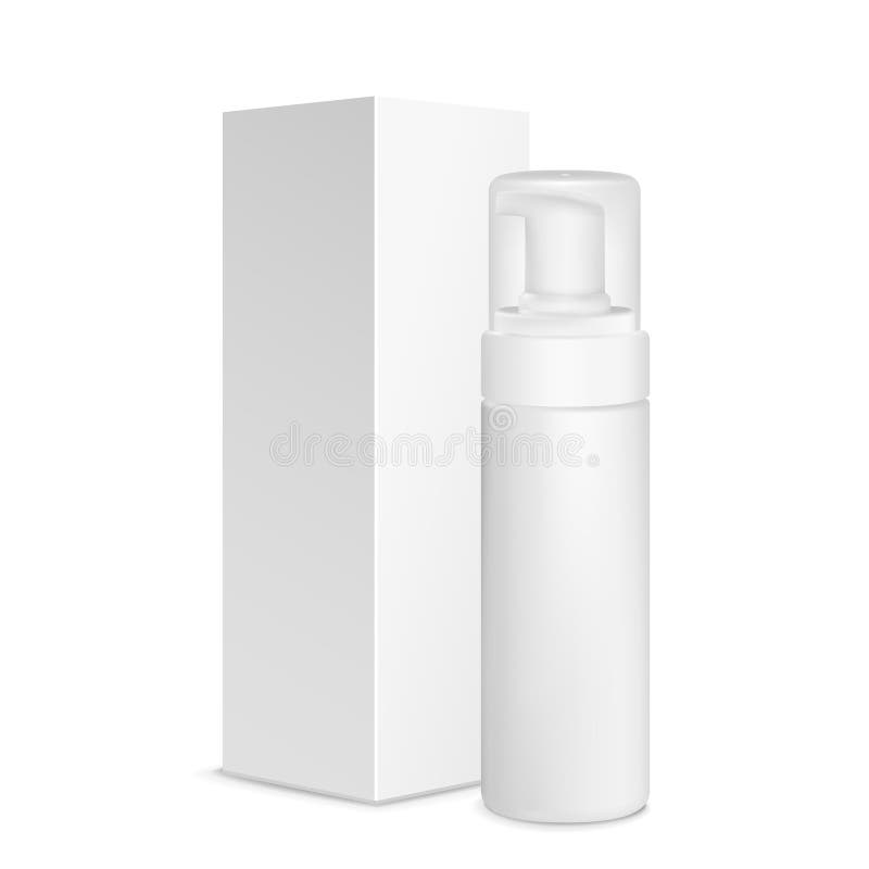 Blank Cosmetics Products Containers. Beauty Product Display Stock ...