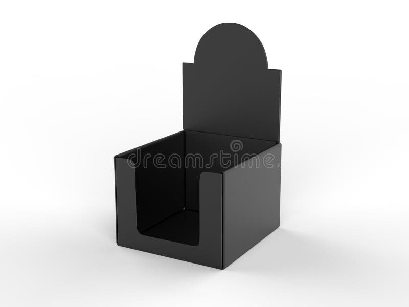 Blank Counter Top Product Display for Mock Up and Branding. 3d Render ...