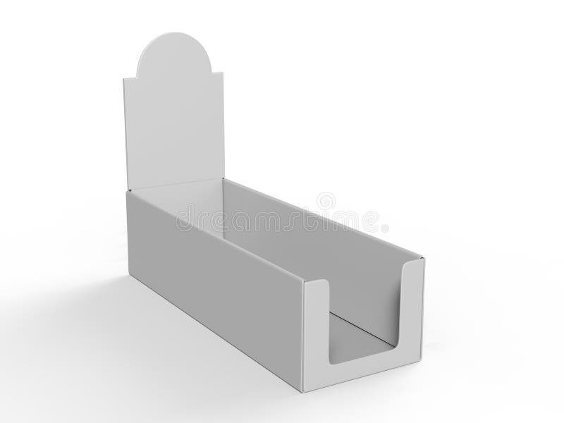 Blank Counter Top Product Display for Mock Up and Branding. 3d Render ...