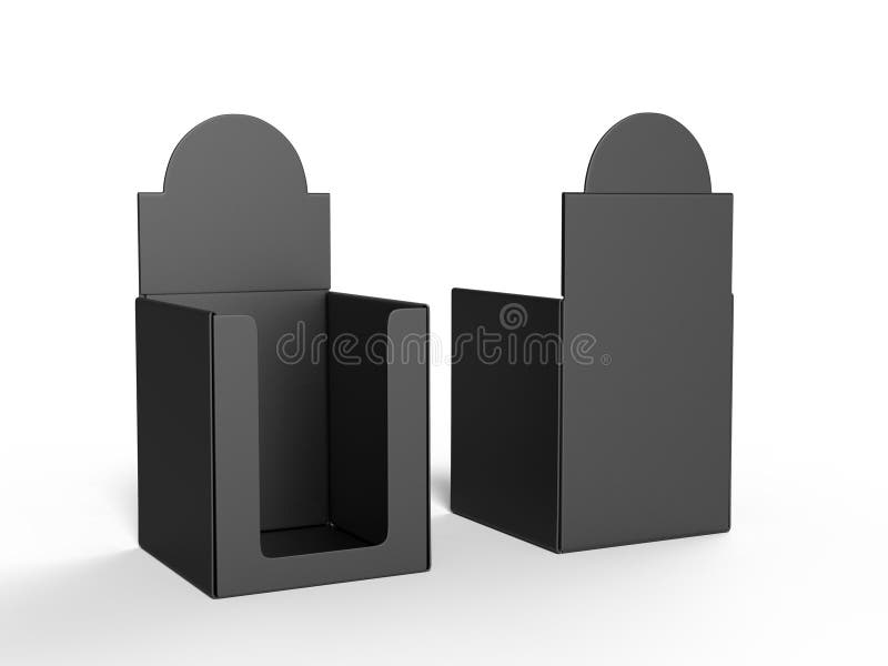 Blank Counter Top Product Display for Mock Up and Branding. 3d Render ...