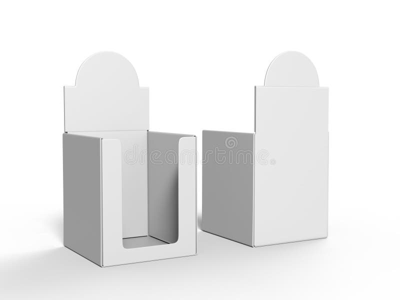 Blank Counter Top Product Display for Mock Up and Branding. 3d Render ...