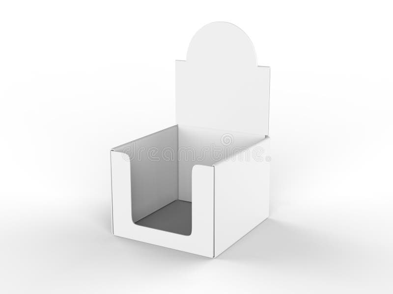 Blank Counter Top Product Display for Mock Up and Branding. 3d Render ...