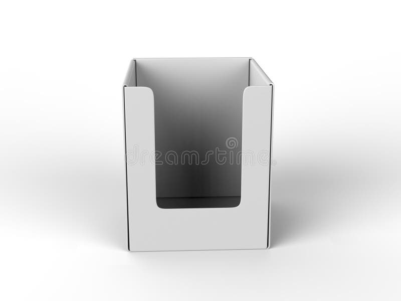 Blank Counter Top Product Display for Mock Up and Branding. 3d Render ...