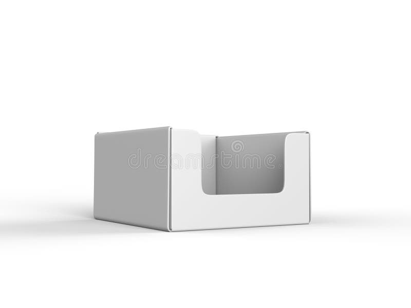 Blank Counter Top Product Display for Mock Up and Branding. 3d Render ...