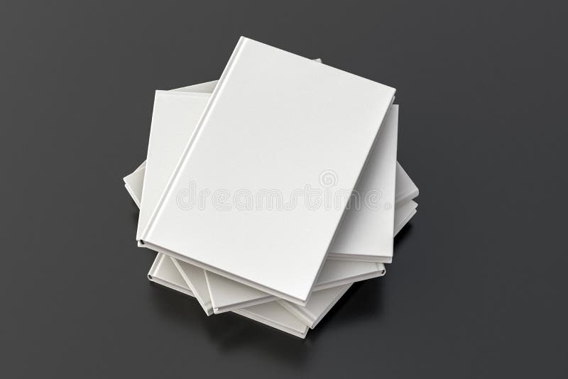 Book Template Blank Cover Pile Books Stock Illustrations – 318 Book ...