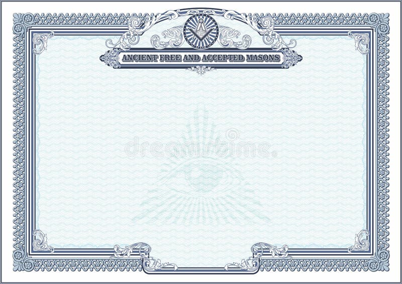 A Blank for Creating a Certificate, Diploma, Securities or Other ...