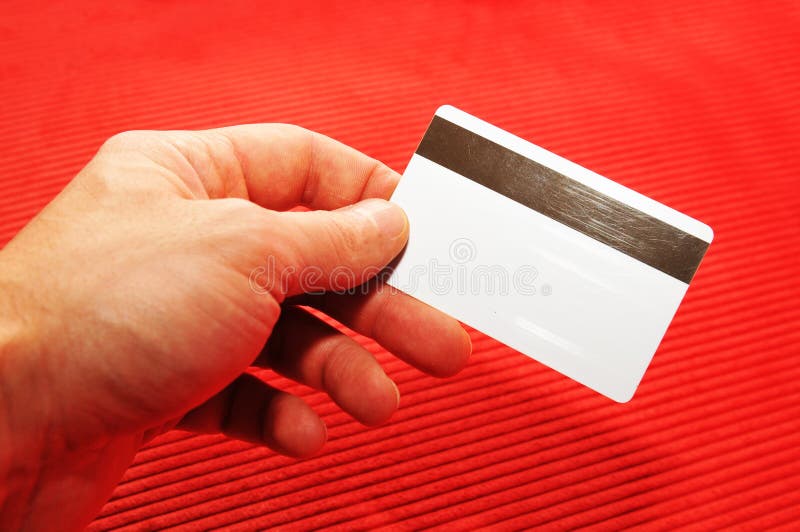 Blank Credit Card stock image. Image of banking, credit - 1864991
