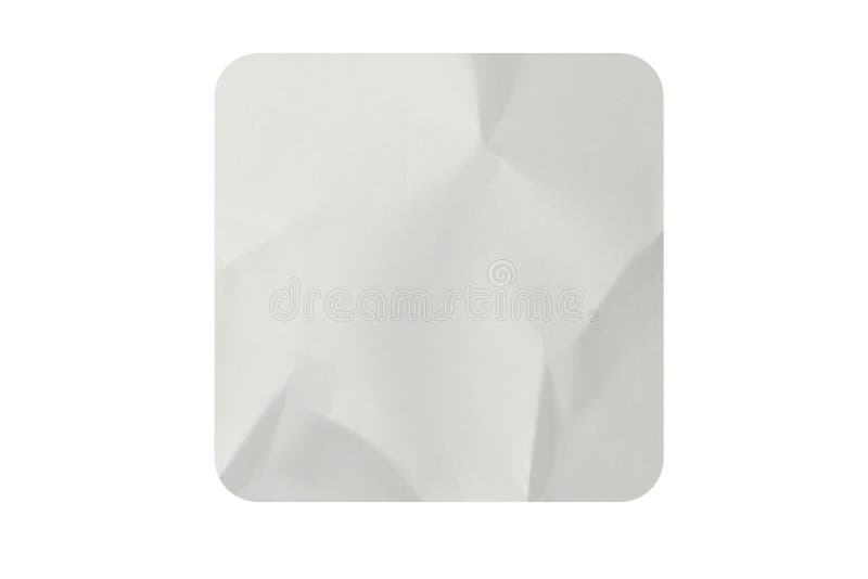Blank Crumbled Paper Sticker Texture Stock Photo - Image of signs ...