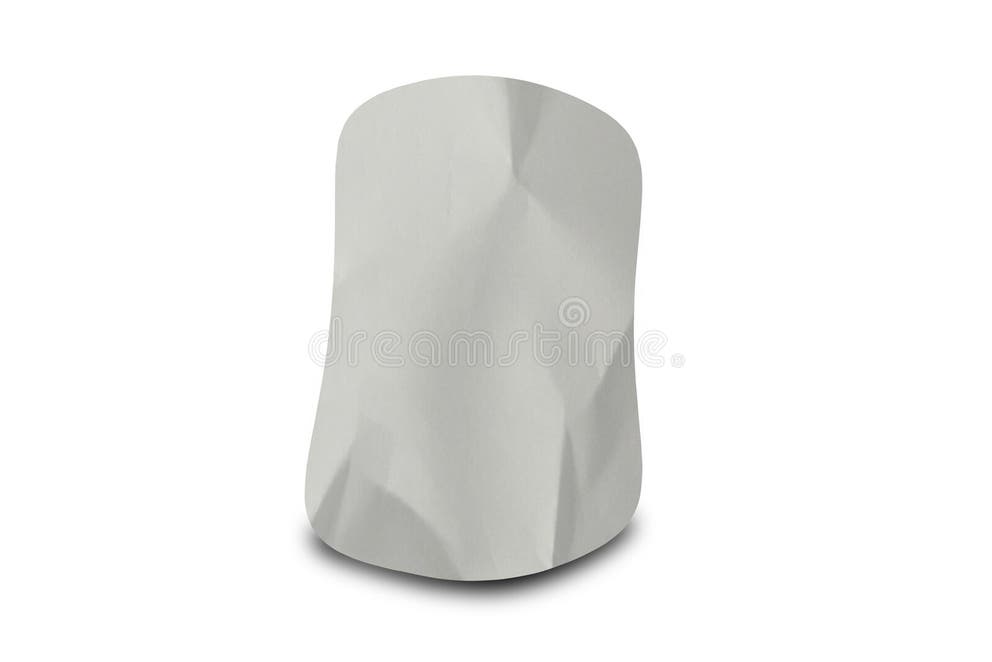 Blank Crumbled Paper Sticker Texture Stock Photo - Image of label ...