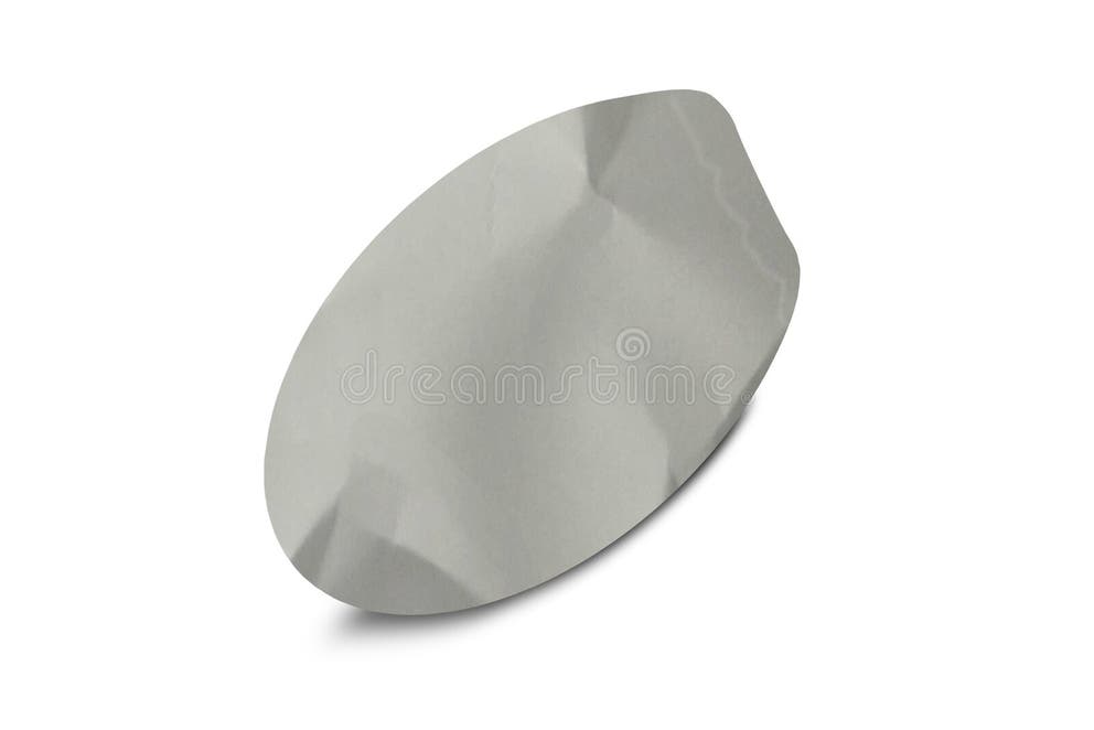 Blank Crumbled Paper Sticker Texture Stock Image - Image of sticky ...