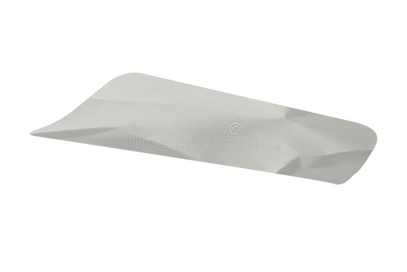 Blank Crumbled Paper Sticker Texture Stock Photo - Image of adhesive ...