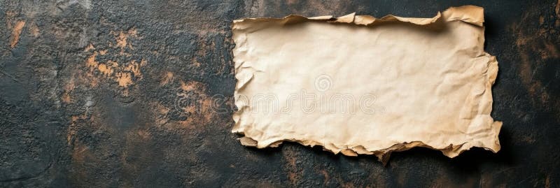 Rustic Textured Background with Empty Old Paper for Text Placement and ...