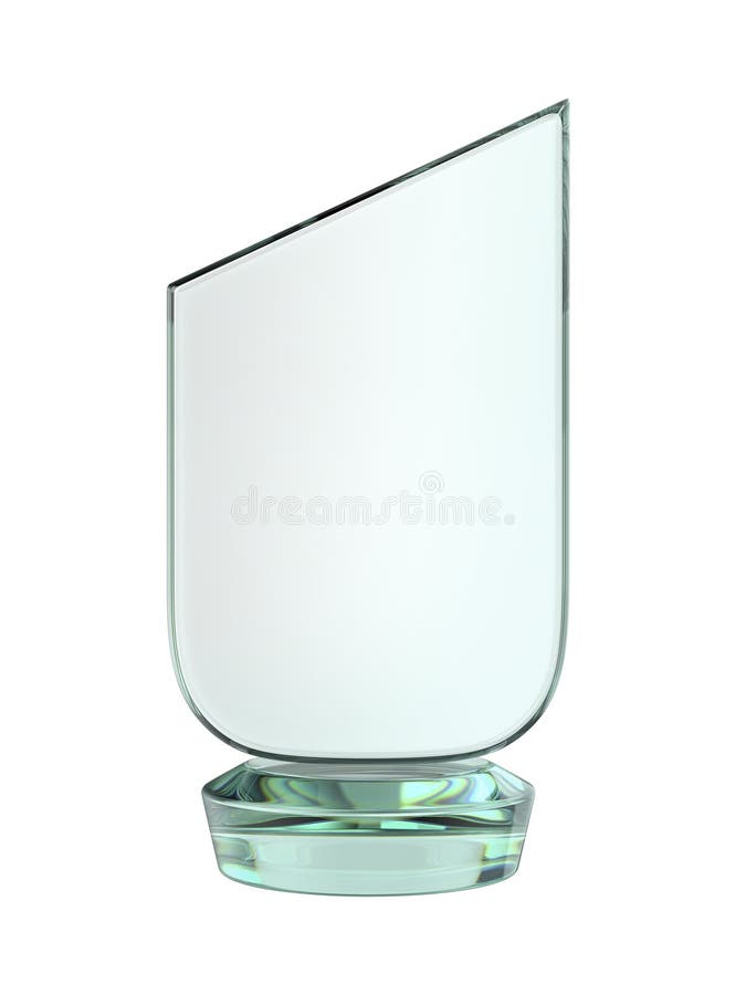 Blank crystal award stock image. Illustration of champion - 319865695