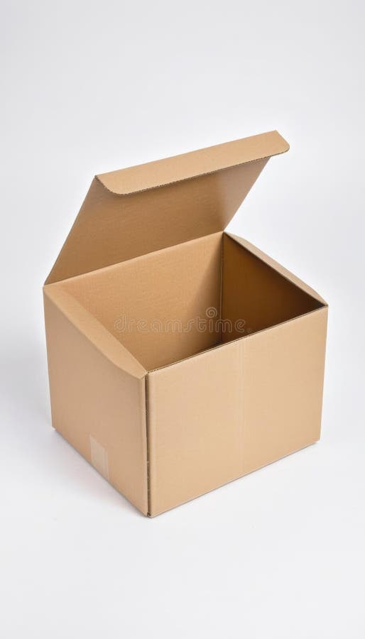 Blank Cube White Close Container White Empty Closed Cardboard Box Box ...