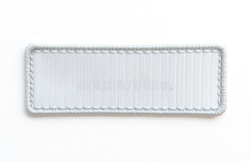 Blank Customizable Rectangular Patch. Empty Space for Text Graphics ...