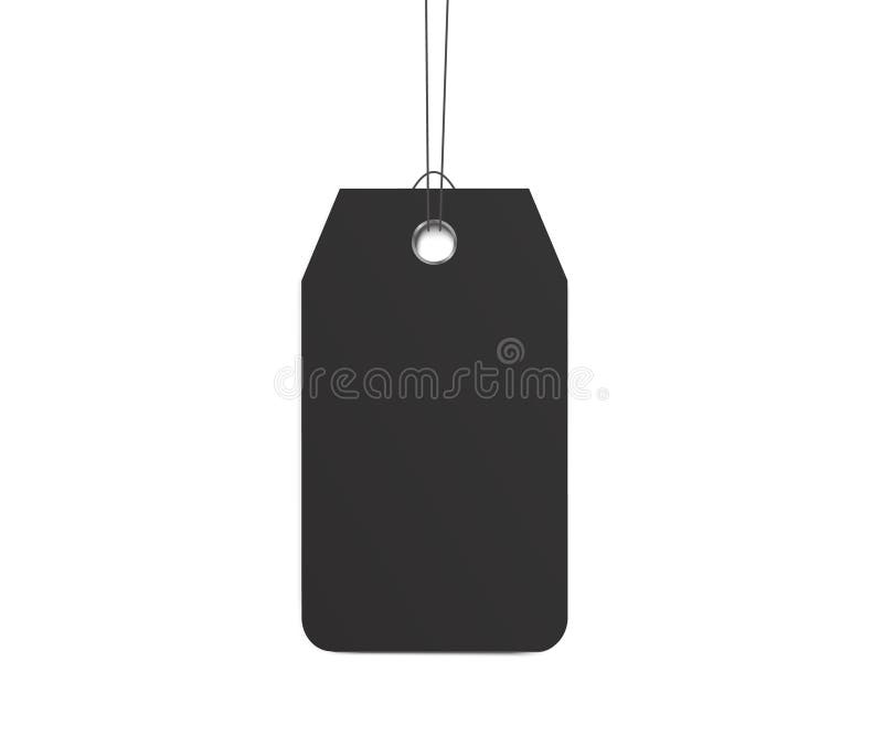 Blank Dangling Paper Label Set or Cloth Tag Set Stock Vector ...