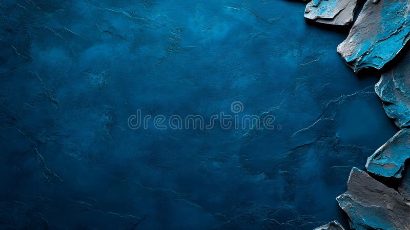 Blank Dark Blue Background with White Text Overlay for Digital Design ...