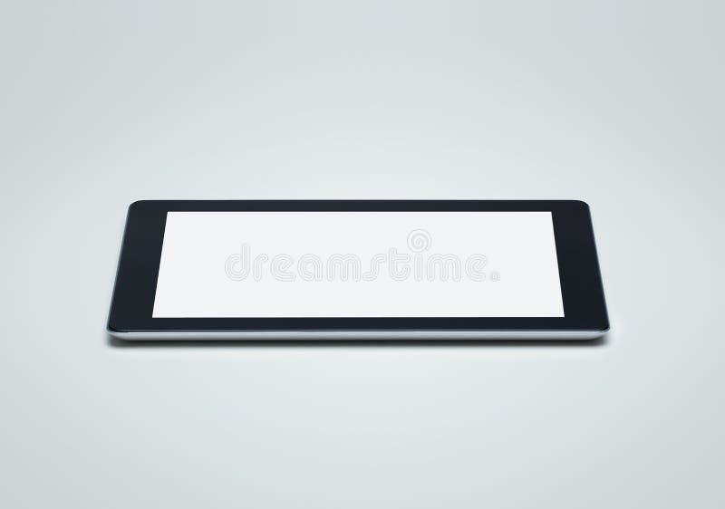 Blank PC Tablet with Clipping Path Stock Photo - Image of internet ...