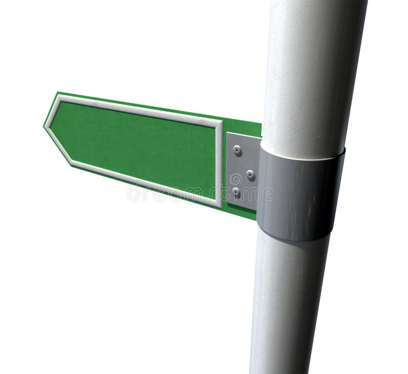 Blank Direction Sign stock image. Image of studio, word - 41896707