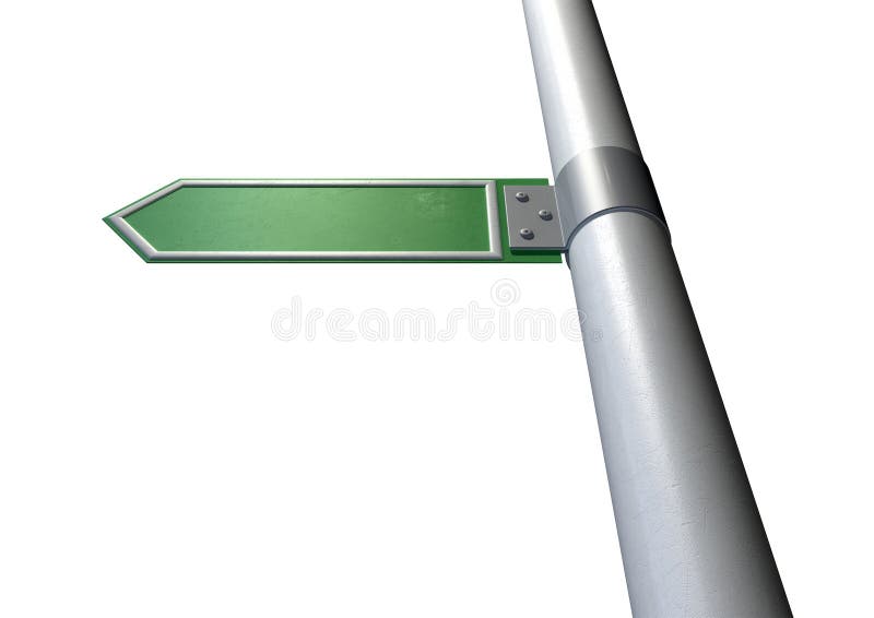 Blank Direction Sign stock image. Image of pole, shot - 41896777