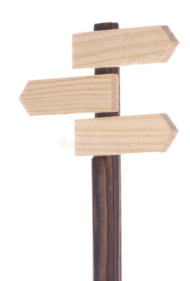 Wooden blank sign post stock image. Image of blank, direction - 3355539