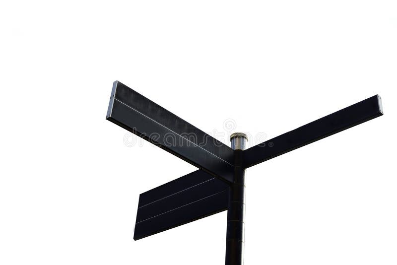 Blank direction signpost stock image. Image of direction - 125797219