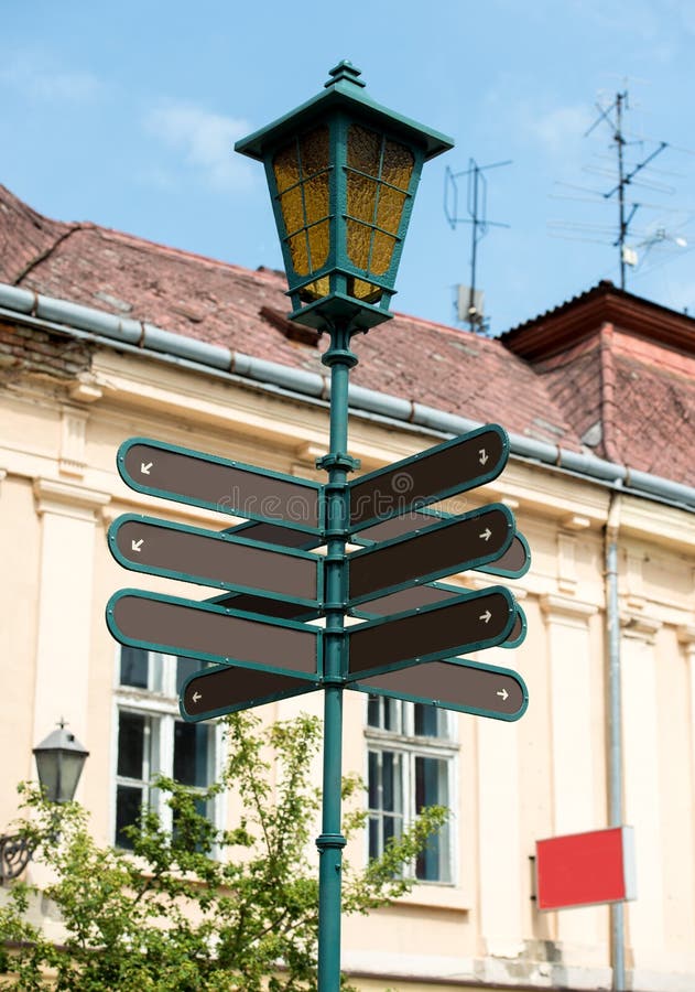 Multi direction signpost stock photo. Image of wooden - 2298010
