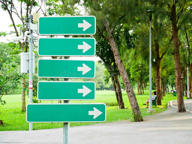 Blank directional signs stock image. Image of notice - 382007283