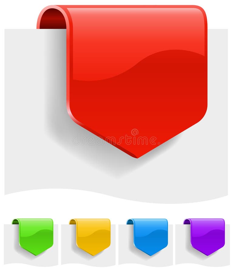 Blank discount labels stock vector. Illustration of sell - 18686247