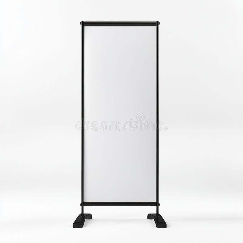 Blank Display Board for Presentations and Advertising Purposes Stock ...