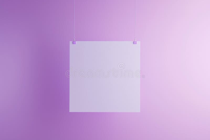 Minimalist Purple Display Board Stock Illustration - Illustration of ...