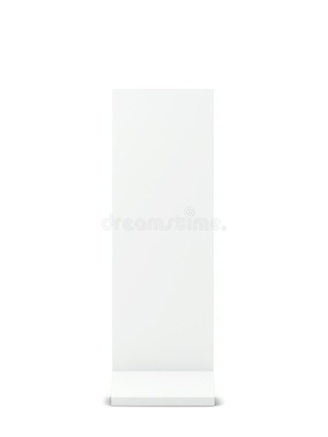 Blank Display Stand for Advertising Mockup Stock Illustration ...