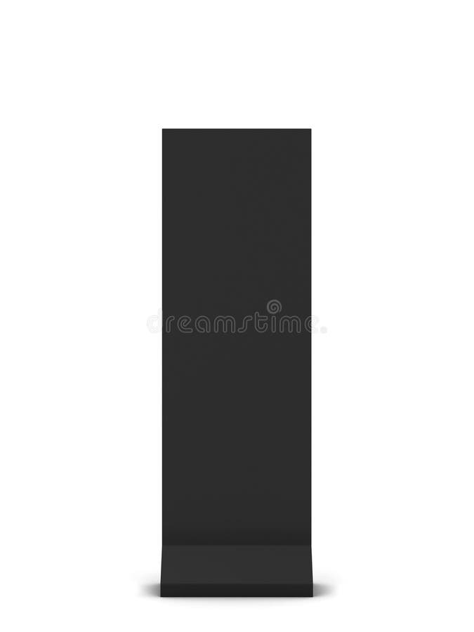 Blank Display Stand for Advertising Mockup Stock Illustration ...