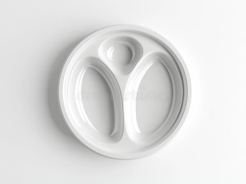 Compartment Food Tray Plate Template Stock Illustrations – 15 ...