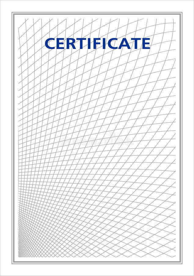 Certificate Design A3 stock illustration. Illustration of rank - 4463144