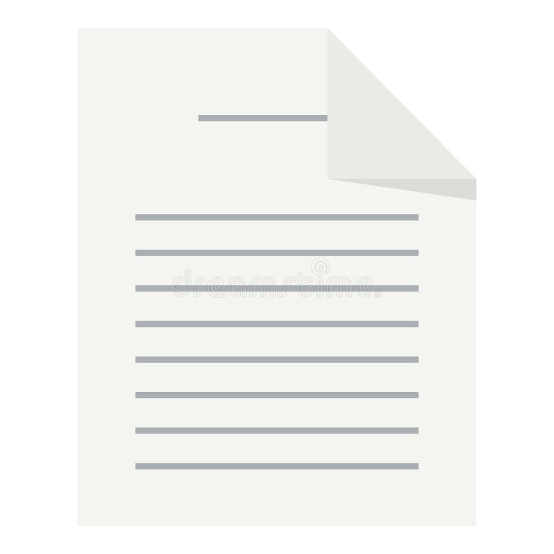 Blank File Document Icons stock vector. Illustration of page - 30649577