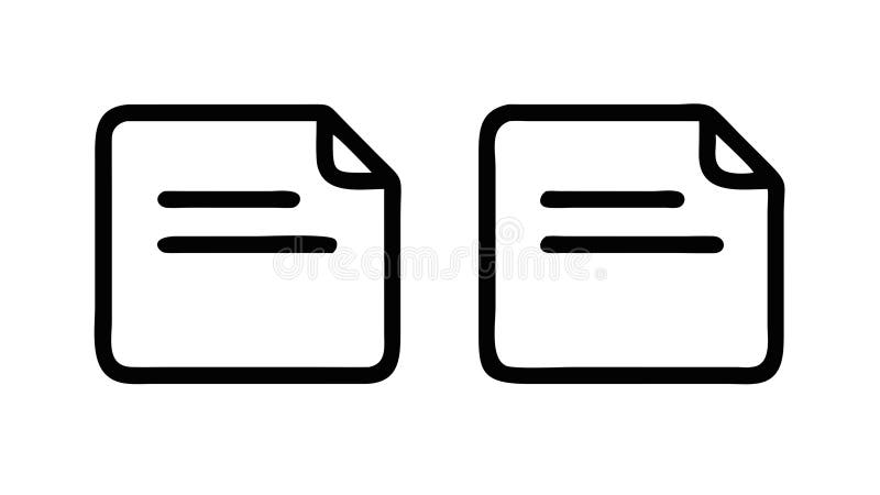 Blank Document Icons Files Paperwork Graphic Elements, Vector Design ...