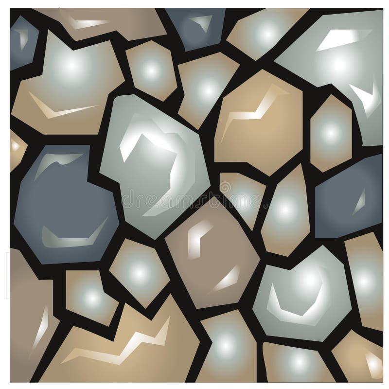 Shiny Stone Wall Texture and Pattern Stock Vector - Illustration of ...