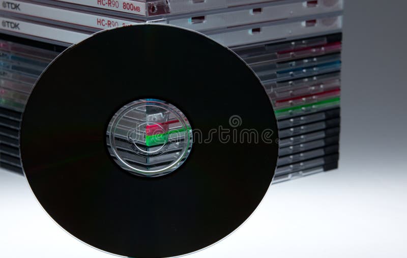 A blank dvd or cd stock photo. Image of blanck, burn - 11530854