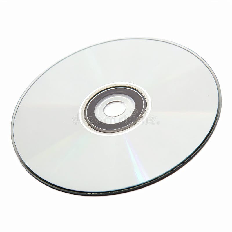 Blank DVD Disc with Reflective Surface for Data Storage or Media ...