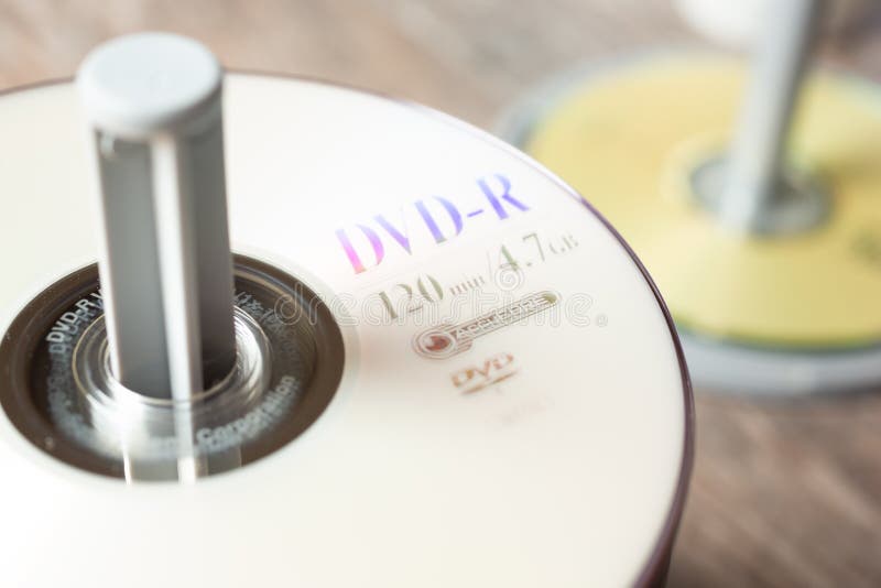 Blank DVD discs editorial stock image. Image of library - 183454454