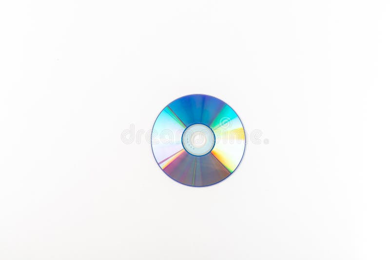 Tub of 50 Blank BluRay DVDs CDs. Reverse Disc. Isolated on White ...