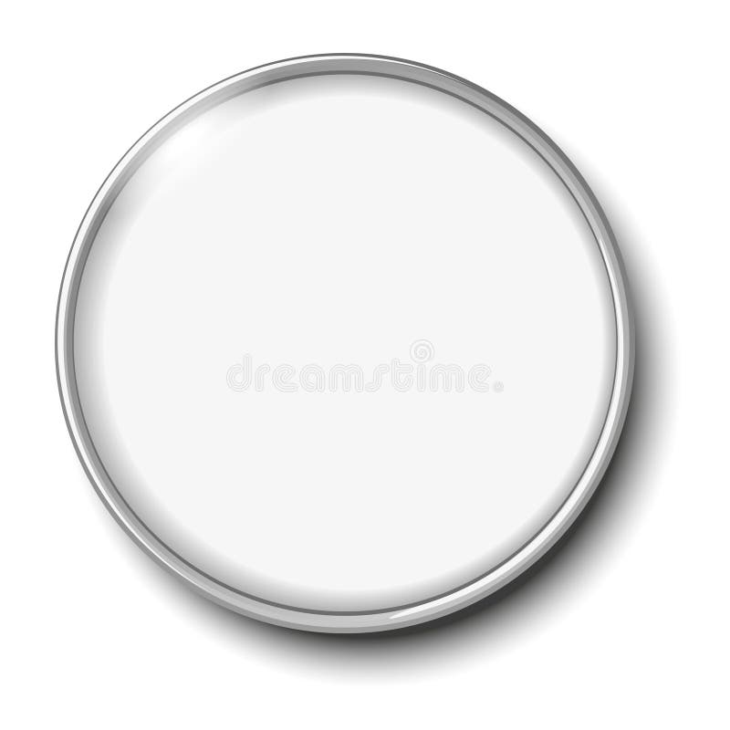 Blank empty button stock vector. Illustration of blank - 265739181