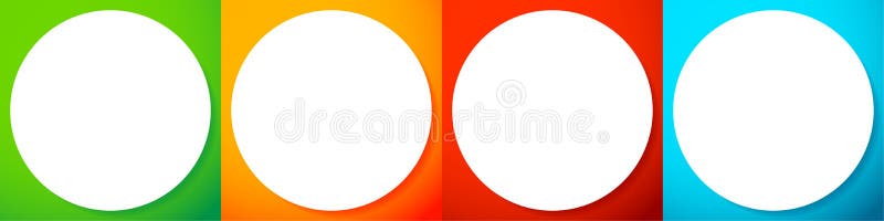 Blank, Empty Circle, Orb and Sphere Button, Badge, and Pin Shape Design ...