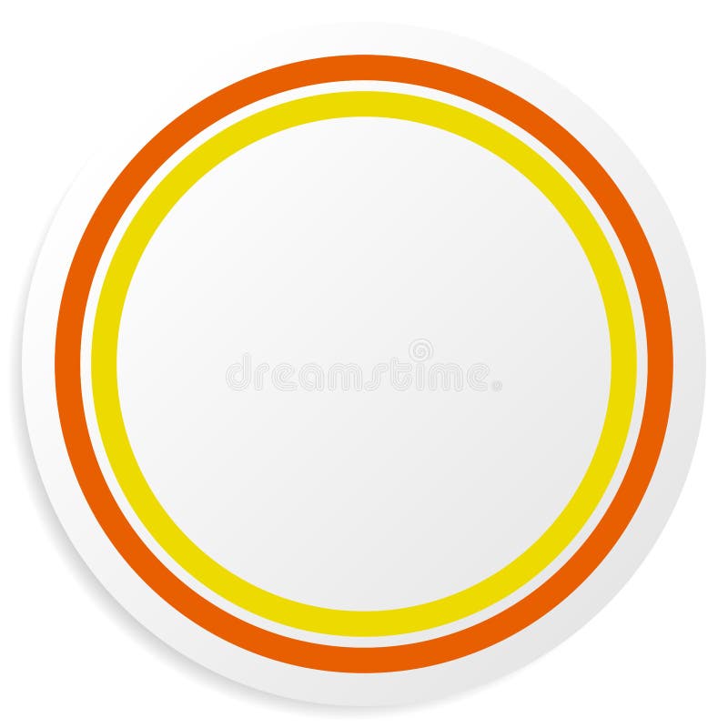 Blank, Empty Circle Shape, Circle Design Element. Circular, Circle ...
