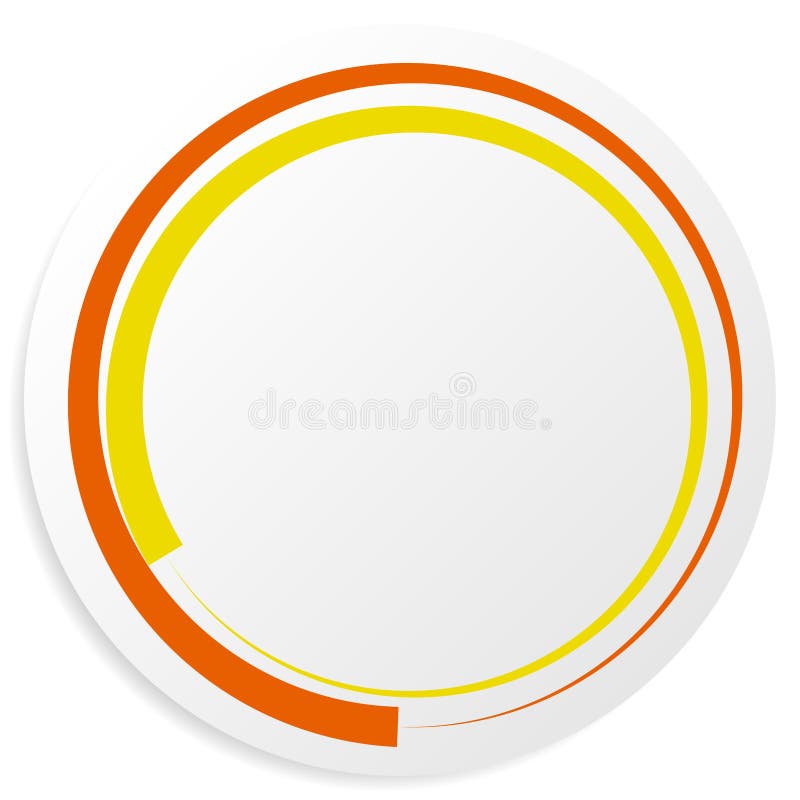 Blank, Empty Circle Shape, Circle Design Element. Circular, Circle ...