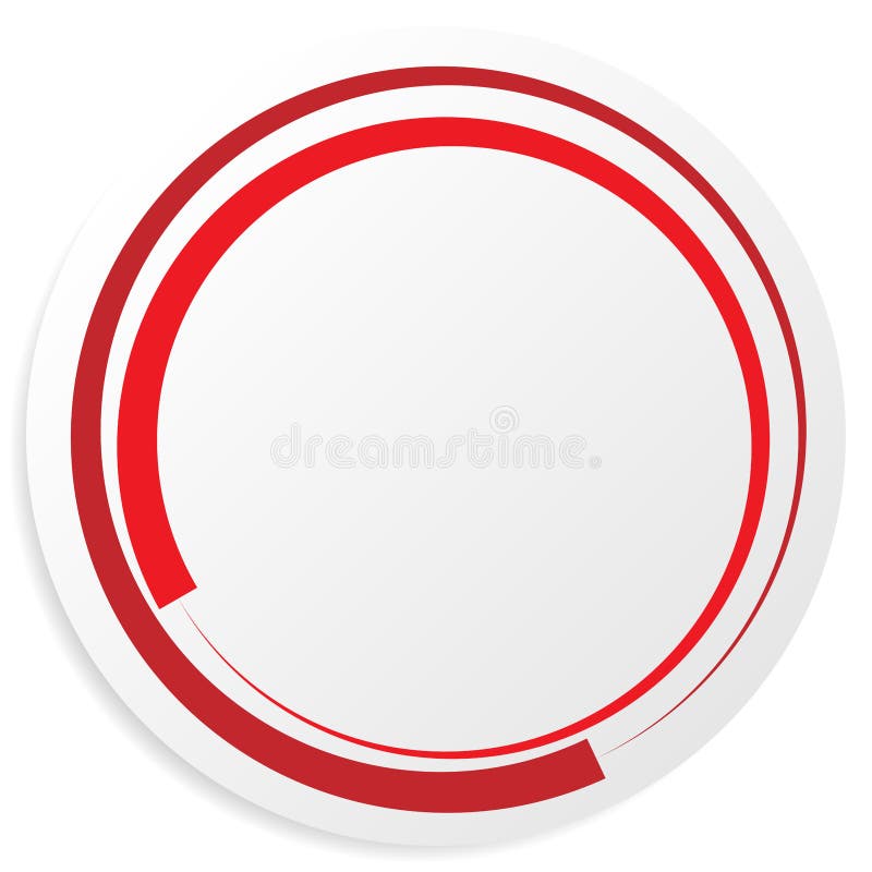 Blank, Empty Circle Shape, Circle Design Element. Circular, Circle ...